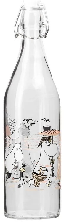 Skleněná lahev Moomin Beach 1l