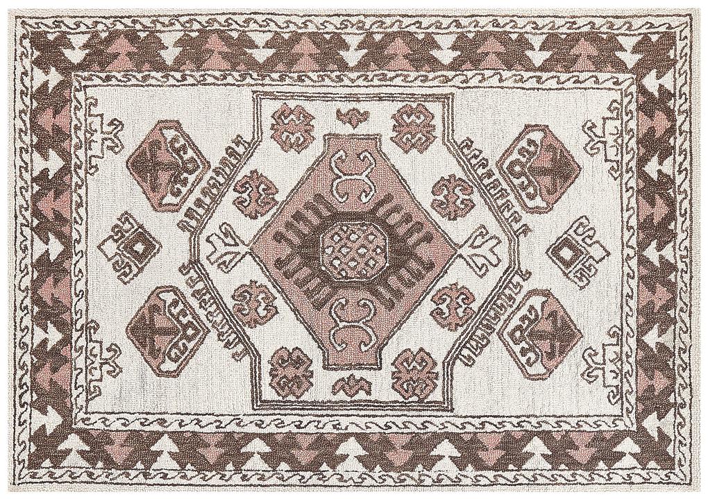 Vlněný koberec 140 x 200 cm vícebarevný TOMARZA Beliani