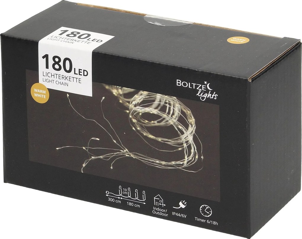LED Twinkl řetěz 180cm