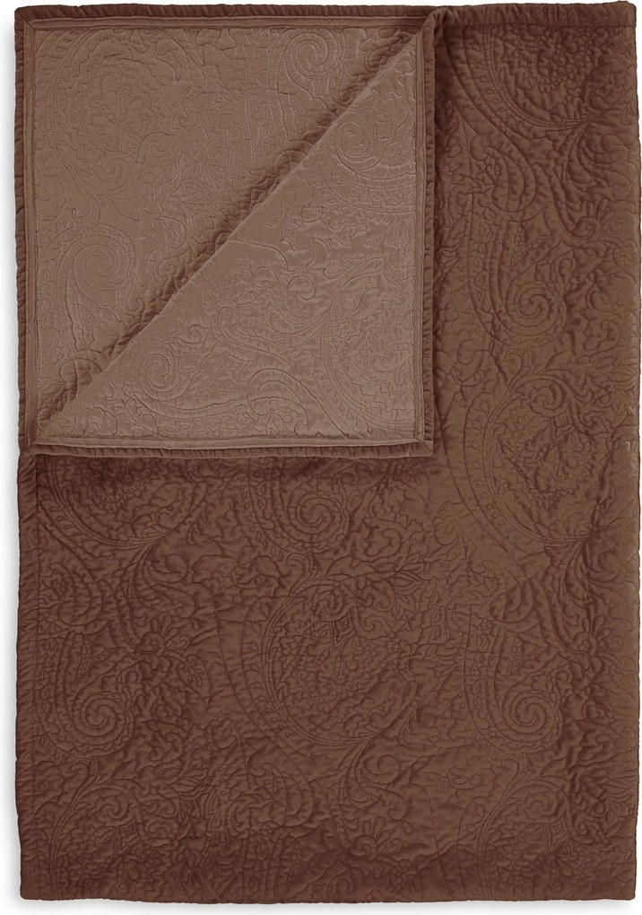 Přehoz Roeby 150 x 200 cm čokoládový
