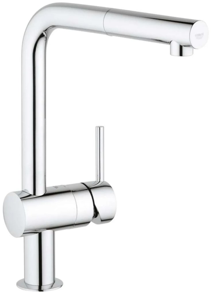 Grohe Minta - Dřezová baterie s výsuvnou koncovkou, chrom 32168000