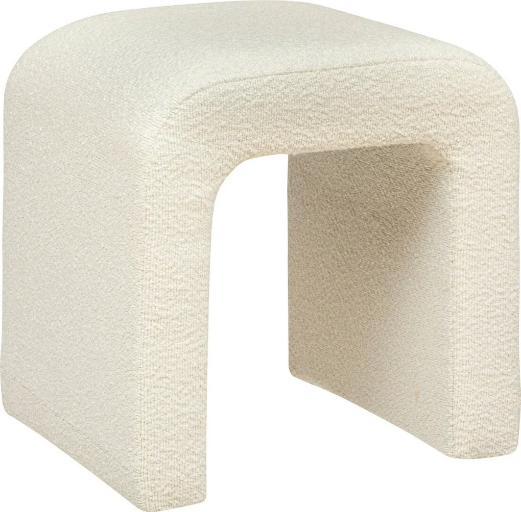 Židle ve tvaru oblouku bouclé SEVI, výška 43 cm