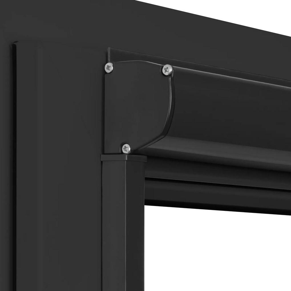 Dekodum Roleta den a noc v antracitové kazetě soft, barva látky Limetka Šířka (cm): 43, Výška (cm): Balkonová (do 200 cm), Strana mechanismu: Levá
