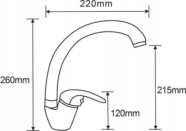 Kuchyňská baterie MEXEN ROSA - bílá, 670800-20