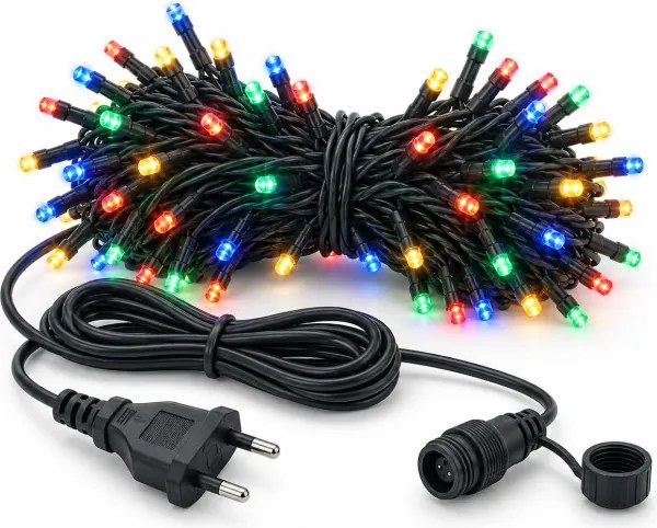 LED světelný řetěz 80 LED vícebarevný 150 cm