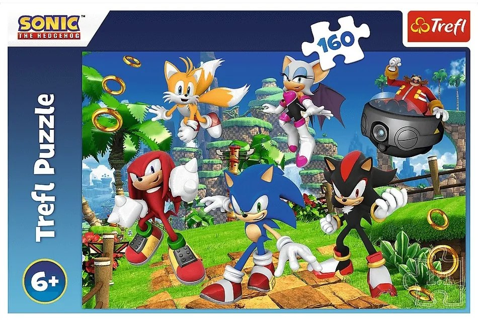 Trefl Puzzle Sonic a jeho přátelé, 160 dílků