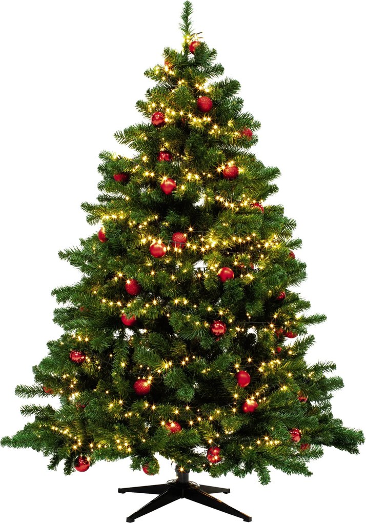 LED světelný řetěz CRANBERRY BALLS 7,4 m, červený