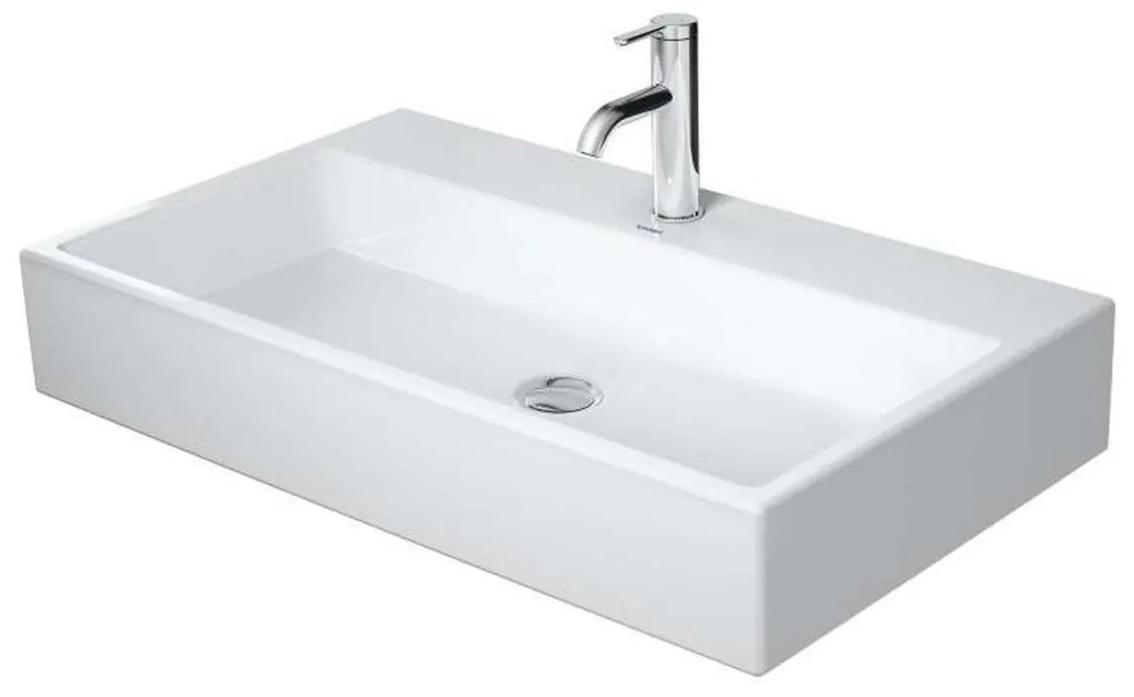 Duravit Vero Air - Umyvadlo nábytkové 80x47 cm, bez přepadu, otvor pro baterii, bílá 2350800071