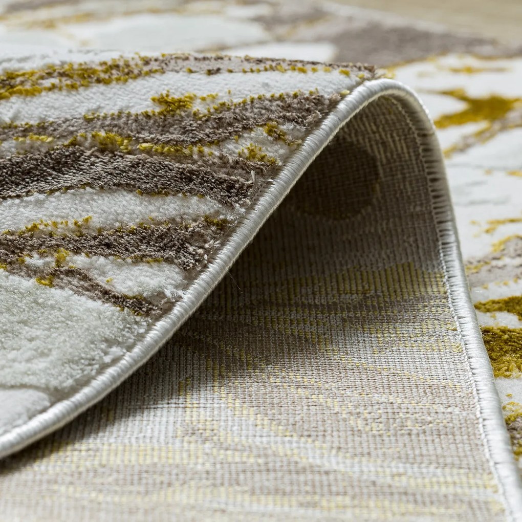 Dywany Łuszczów, Kusový koberec Bliss Z162AZ173 gold/cream, 160x220, béžová, kancelář