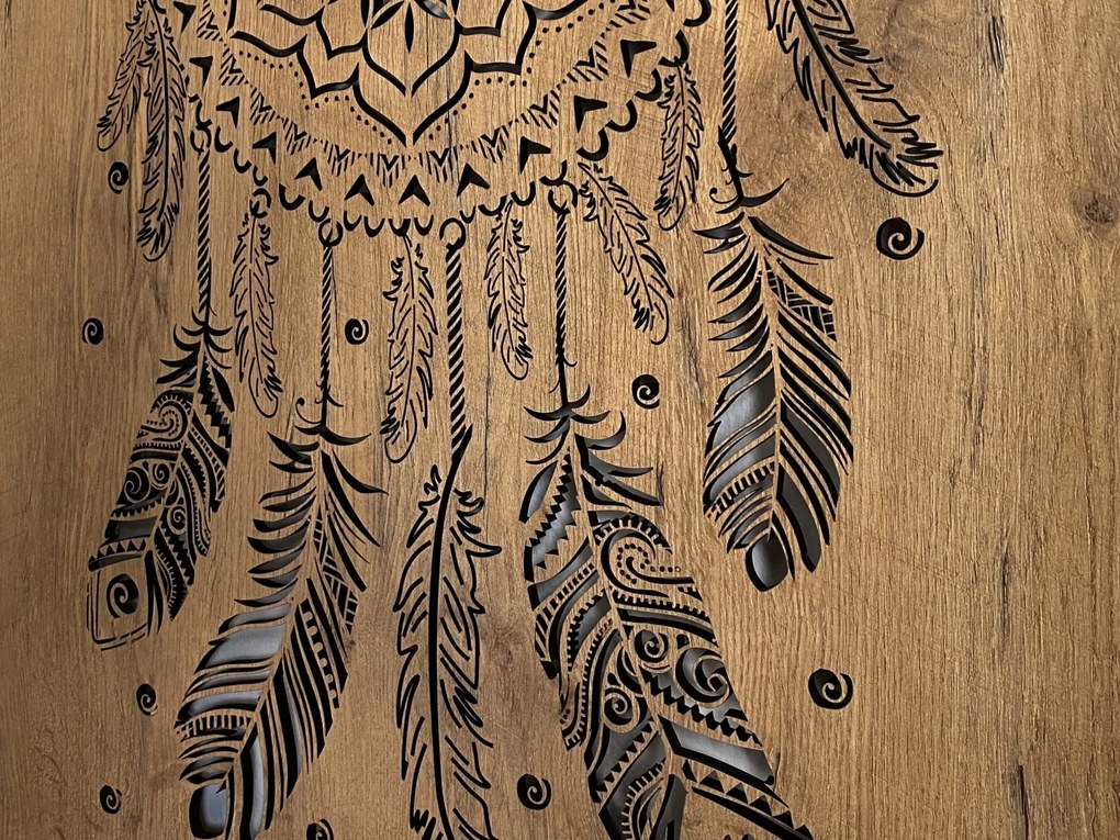 Li-Go "Lapač" světelný obraz 230V 62x80 cm provedení povrchu: bříza