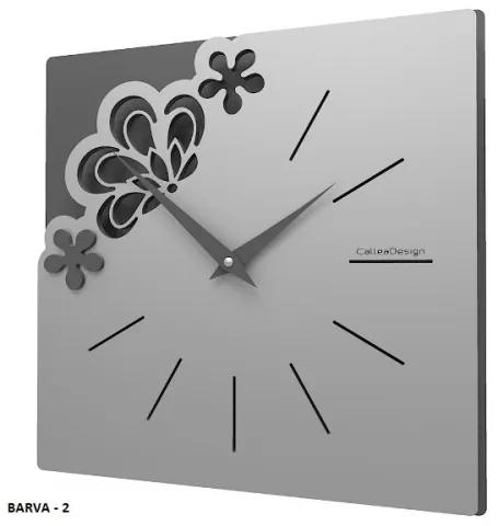 Designové hodiny 56-10-1 CalleaDesign Merletto Small 30cm (více barevných variant) Barva stříbrná-2 - RAL9006