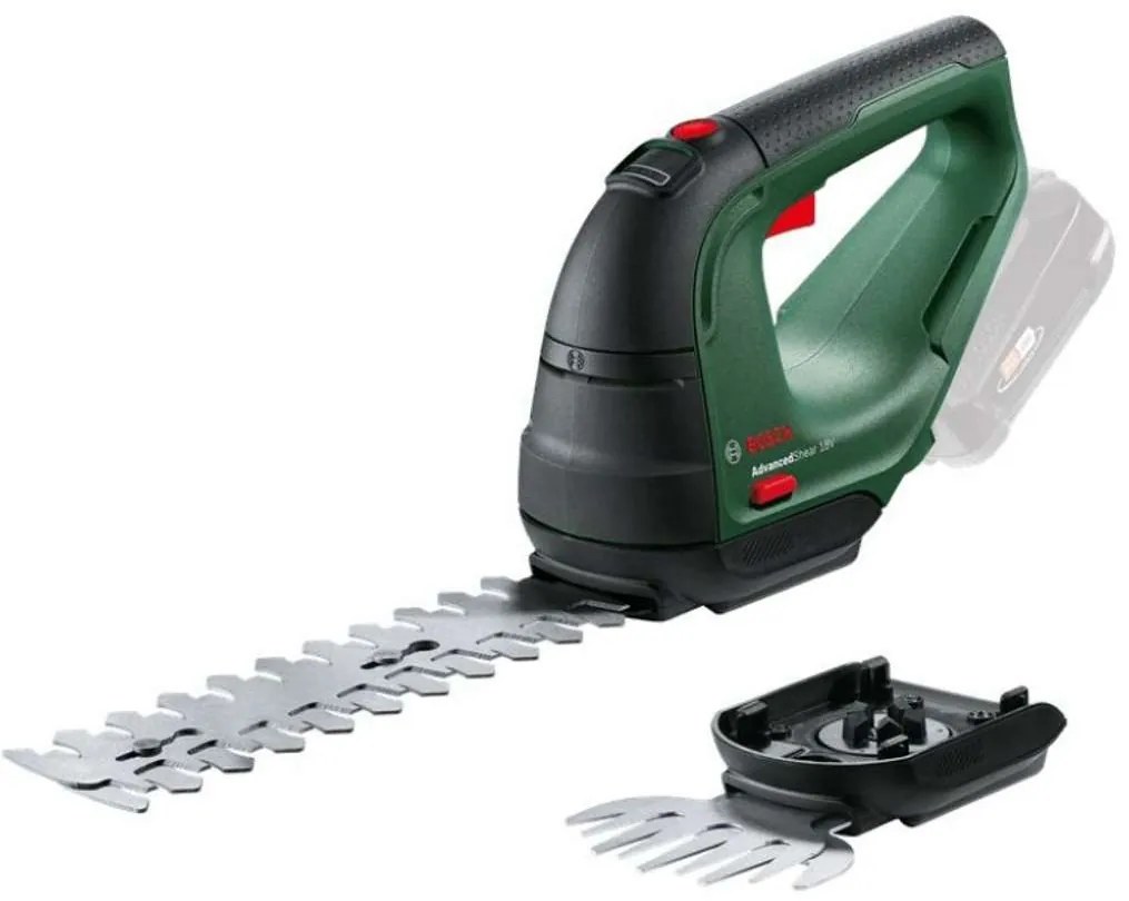 Bosch Zahradní technika - 18V AKU nůžky na keře a trávu, bez baterie a nabíječky 0600857001