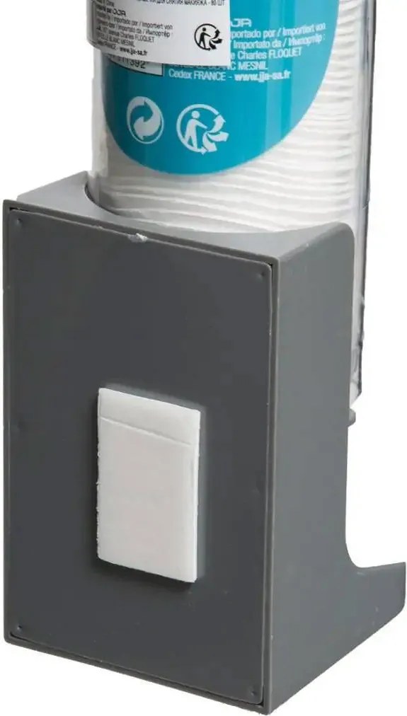 Dóza na vatové tampóny, transparentní
