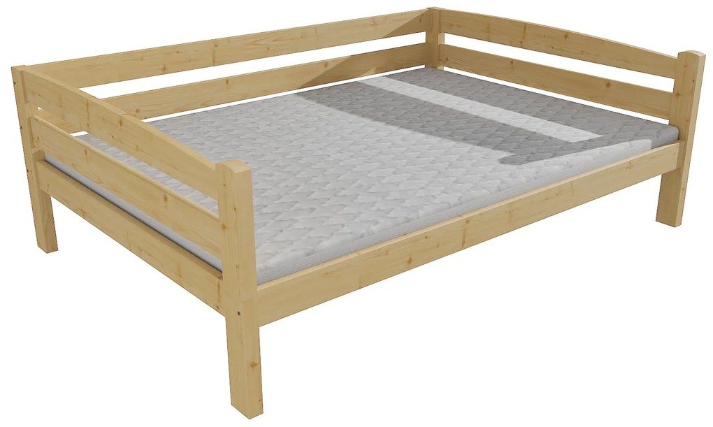 Vomaks Dětská postel DP 010 XL Rozměr: 120 x 200 cm, Barva: bezbarvý lak