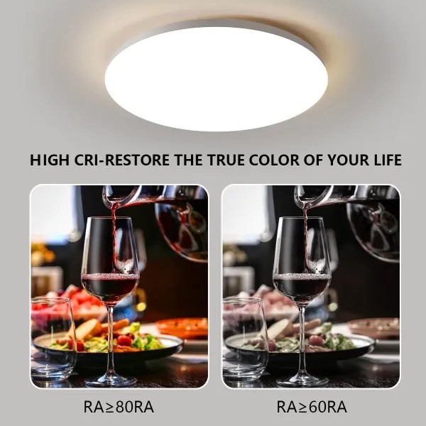 Brilagi - LED Stm. strop. svítidlo SMART LED/36W/230V pr. 48 cm Wi-Fi Tuya + DO