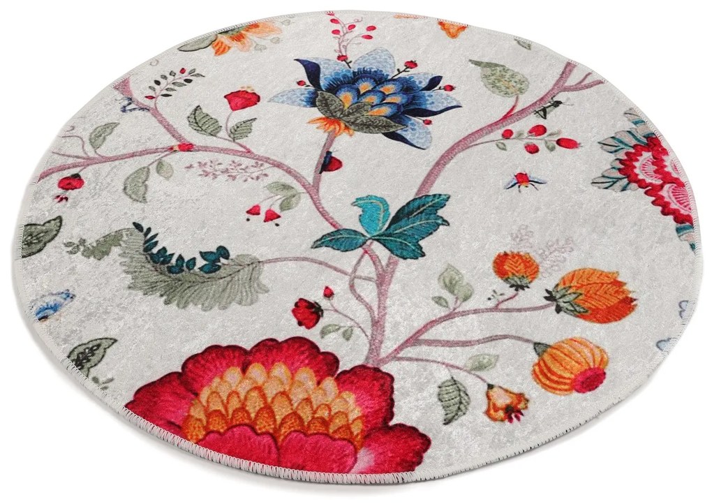 Conceptum Hypnose Kusový koberec Arya, Vícebarevná Rozměr koberce: 140 cm KRUH