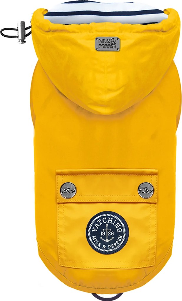 MILK&PEPPER Pláštěnka pro buldočky Tribord žlutá Velikost: 45L