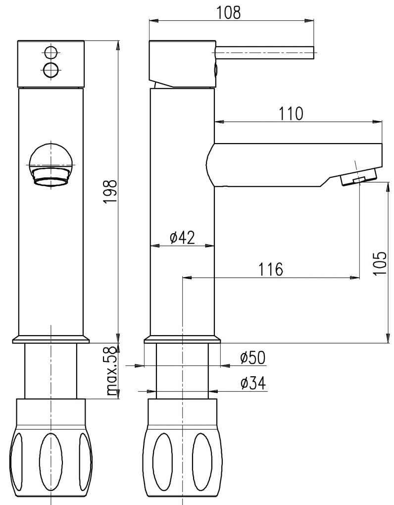 Slezák Rav Seina SE928.0Z umyvadlová baterie zlatá