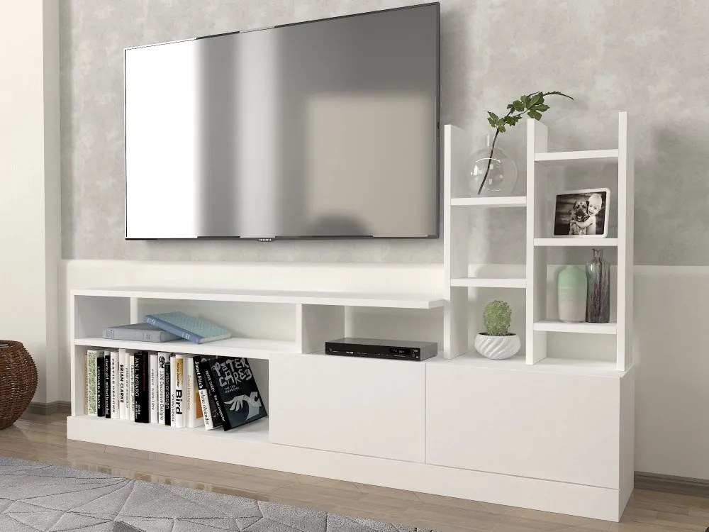 TV stěna / Sestava pod TV Dolunay - White