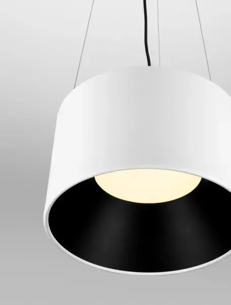 LED bílo-černé designové svítidlo Atil
