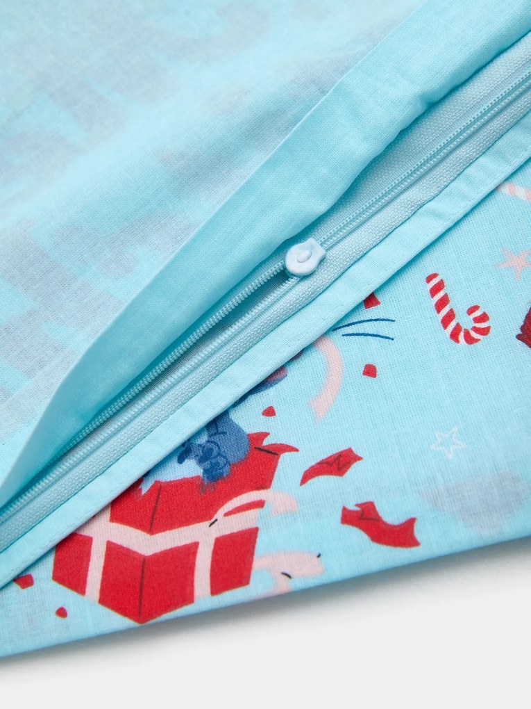 Sinsay - Sada povlaků na polštáře s vánočním motivem Stitch - modrá