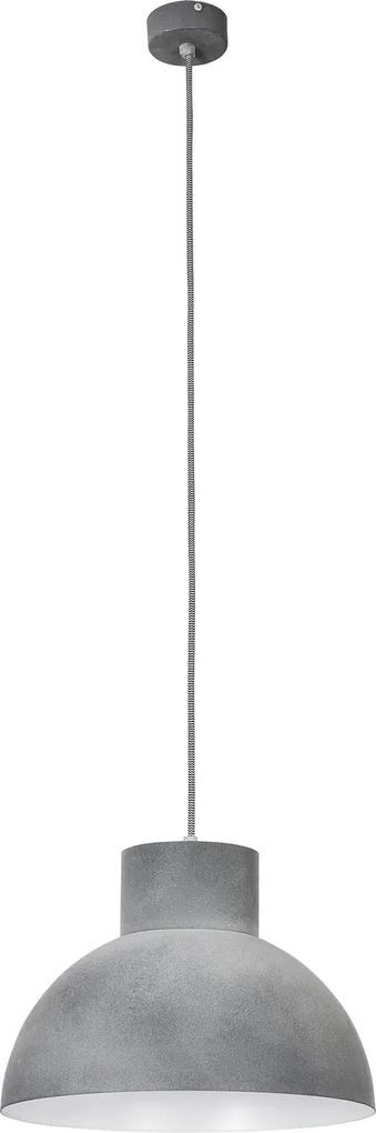 Nowodvorski 6510 WORKS CONCRETE - Závěsné industriální svítidlo Ø 33cm
