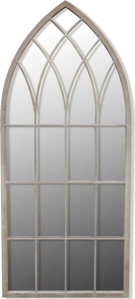 vidaXL Zahradní zrcadlo gotický oblouk 50 x 115 cm interiér i exteriér [41226]