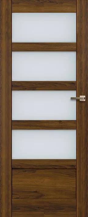 Interiérové dveře vasco doors BRAGA model 5 Průchozí rozměr: 70 x 197 cm, Orientace dveří: Levé dveře, Dekor: Dub Santa