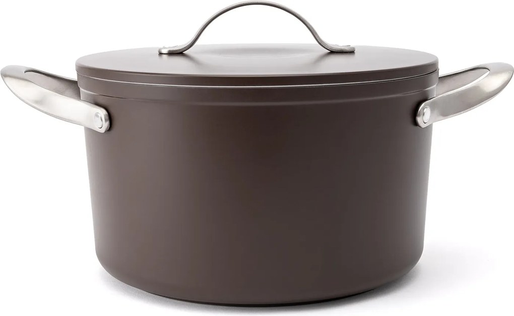 Elmich Nepřilnavý keramický hrnec Zen Ø 24 cm (5,5 l) - hnědá
