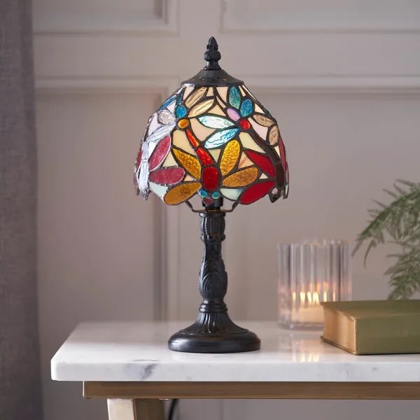 Endon 64246 - Stolní lampa Tiffany LORETTE 1xE14/40W/230V pr. 15 cm