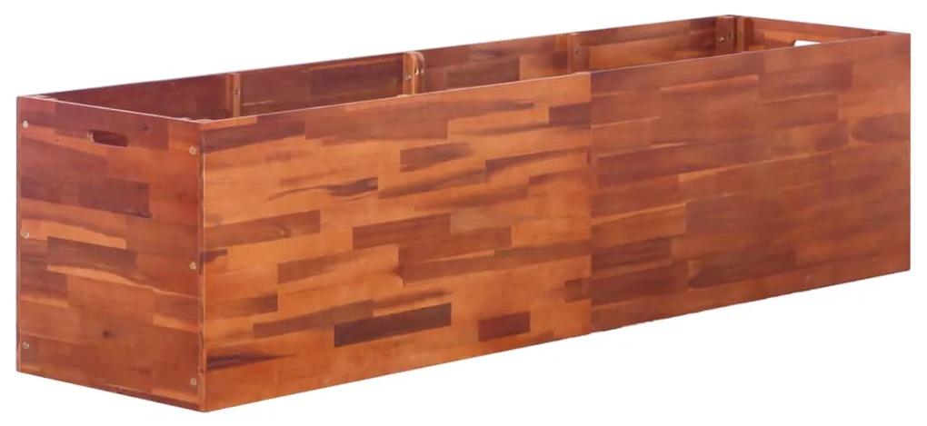 vidaXL Vyvýšený záhon akáciové dřevo 200 x 50 x 50 cm