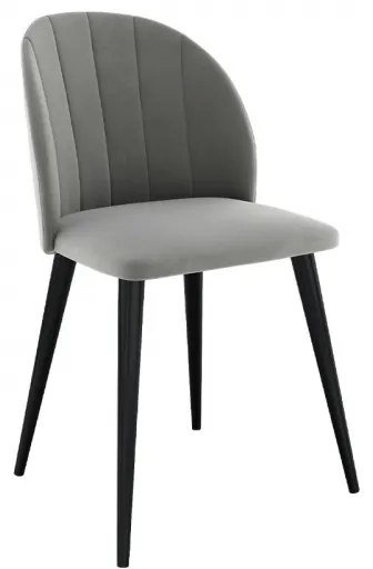 Moderní čalouněná židle ST100, Barva: černá, Potah: Magic Velvet 2225