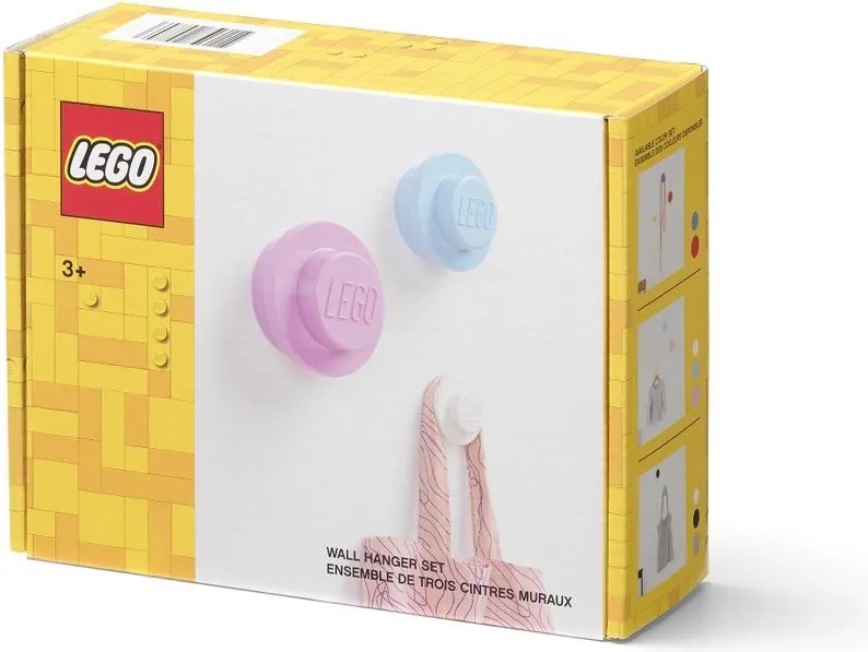 Nástěnné plastové háčky v sadě 3 ks – LEGO®