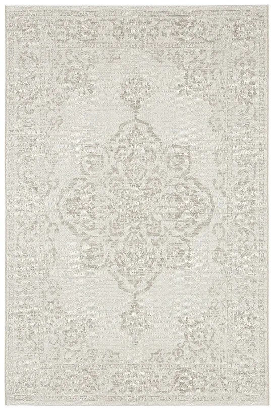 Hanse Home, Kusový koberec Beach 103854 Cream/Beige – na ven i na doma, 240x340, bílá, chodba / předsíň