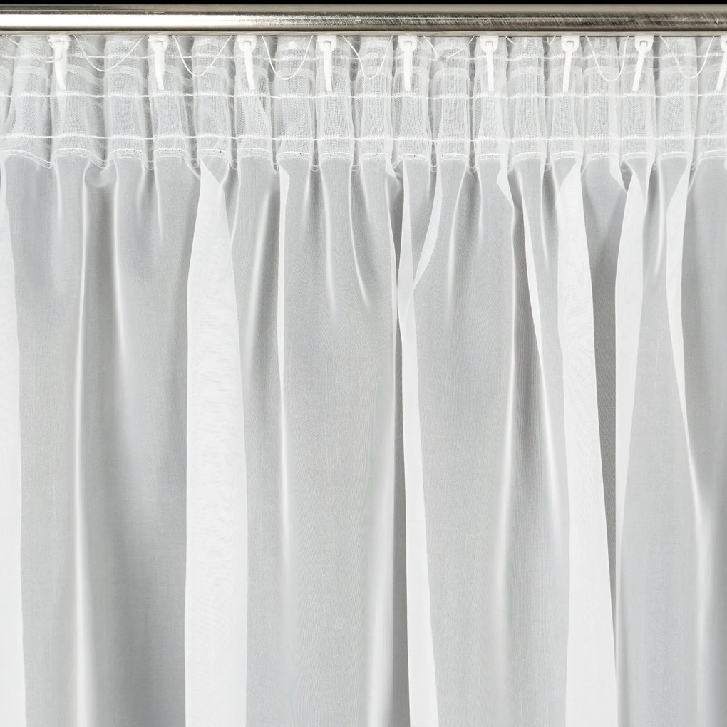 ZÁCLONA NA PÁSCE LUCY 300 CM X 250 CM CM BÍLÁ