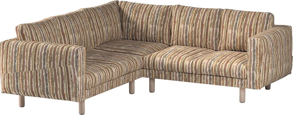 Potah na pohovku IKEA Norsborg rohová 4-místná barva béžová látka pletený vzor, vzorované