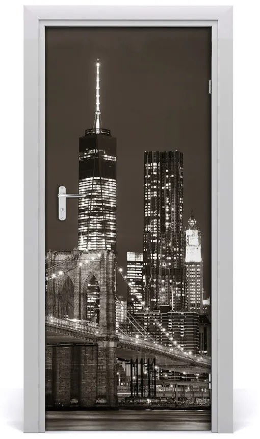 Fototapeta samolepící dveře Manhattan New York 75x205 cm