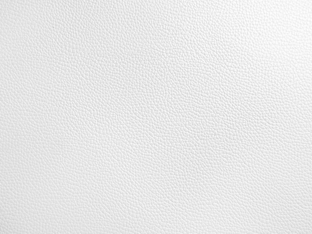 Bílá kožená postel 180x200 cm AVIGNON Beliani