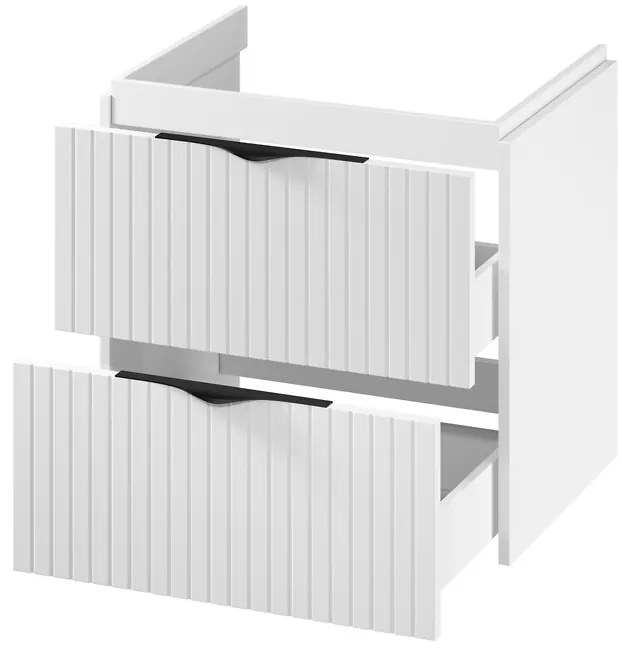 Cersanit Tirso, závěsná skříňka pod umyvadlo 594x447x572 mm, bílá matná, S1015-007
