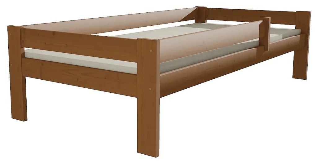 Dětská postel masiv 018 borovice masiv 80 x 200 cm dub