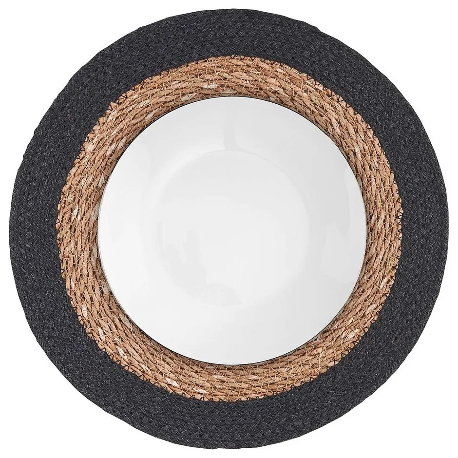 SAUVAGE Prostírání 38 cm - černá