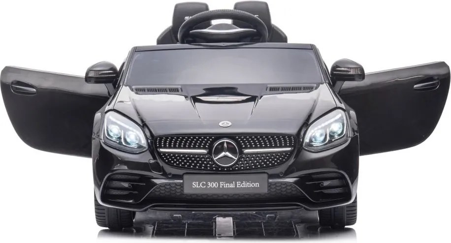 LEAN CARS Elektrické autíčko Mercedes SLC 300 LED MP3 černé