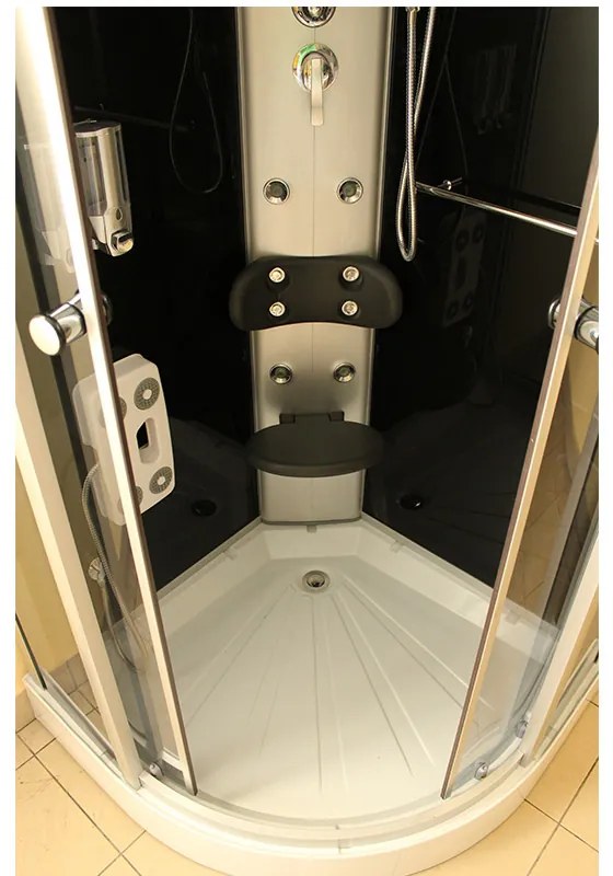 BPS-koupelny Hydromasážní box HYD-R71B 80 SA, 80x80 se saunou