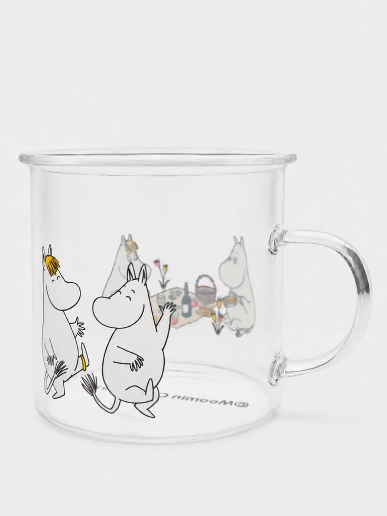 Sinsay - Skleněný hrnek s uchem The Moomins - vícebarevná