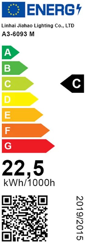 Voděodolný světelný dekorační řetěz, 15 ks E27 LED žárovek, 14,6 m, teplá bílá