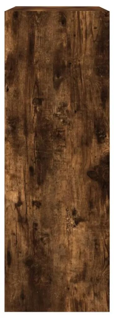 Botník kouřový dub 80 x 34 x 96,5 cm kompozitní dřevo - Default Title