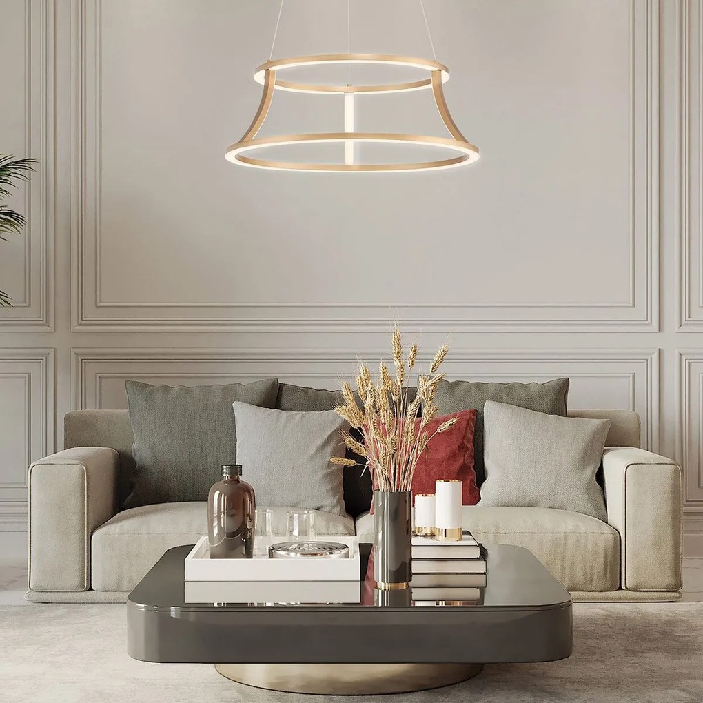 Designový lustr EUROfase CADOUX P BG/LED 54W/3000K