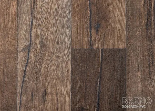 Breno PVC MAXIMA PLUS Hunter Oak S44, šíře 300 cm