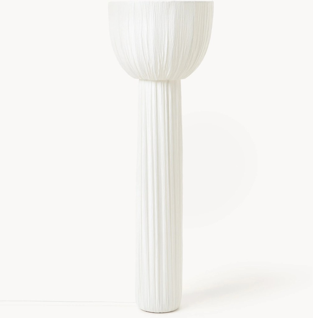 Stojací lampa z látky Maeva