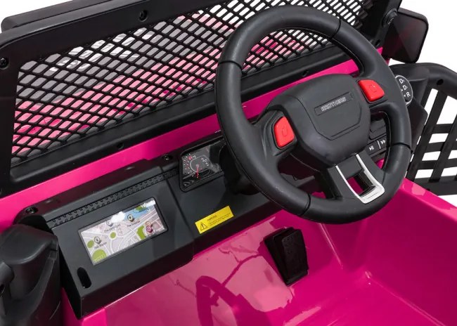 Elektrické autíčko Jeep BEAST 4x4 růžové